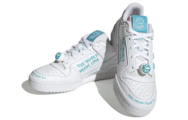 Adidas Originals X André Saraiva Forum Low Sneakers - White/blue