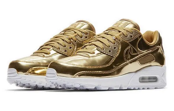 Nike Max 90 Metallic Pack Sneakers - Gold