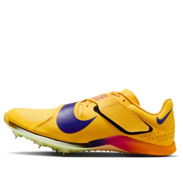Nike Zoom Long Jump Elite Track Spikes - Citron/pulse Indigo/burst
