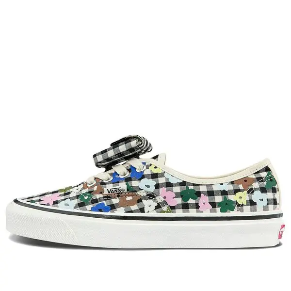 VANS Sandy Liang X Authentic 44 Dx Checkerboard Floral Sneakers - Graywhite
