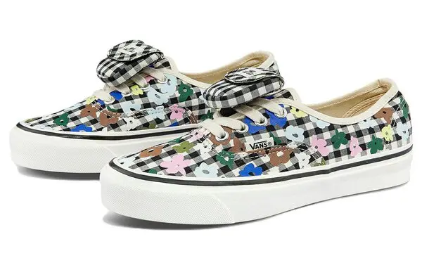 VANS Sandy Liang X Authentic 44 Dx Checkerboard Floral Sneakers