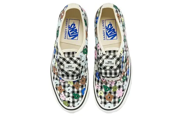 VANS Sandy Liang X Authentic 44 Dx Checkerboard Floral Sneakers