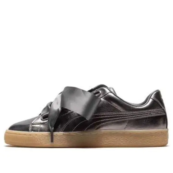 PUMA Basket Heart Luxe Sneakers - Black