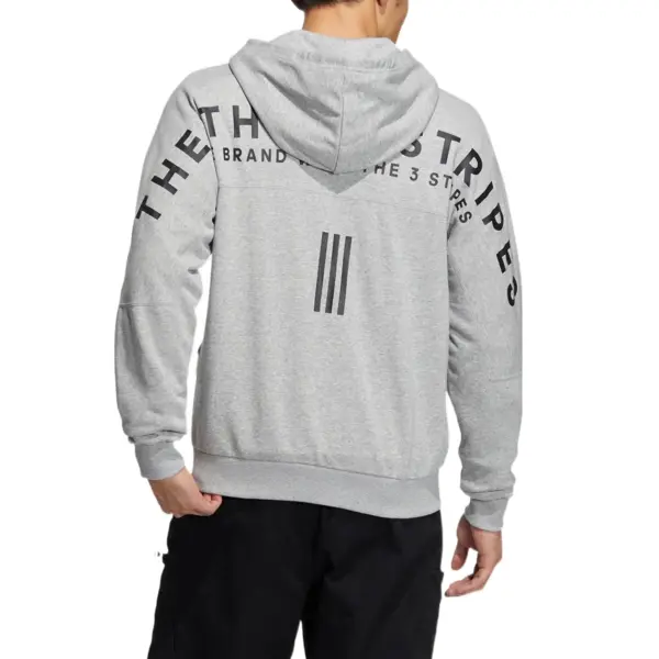 Adidas 3-stripes Hoodie 'grey