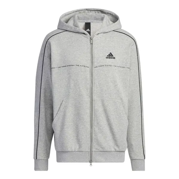 Adidas 3-stripes Hoodie 'grey - Gray