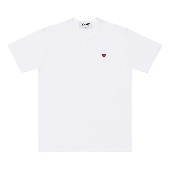 Play Comme Des Garcon Basic T-shirt Mini Red Emblem