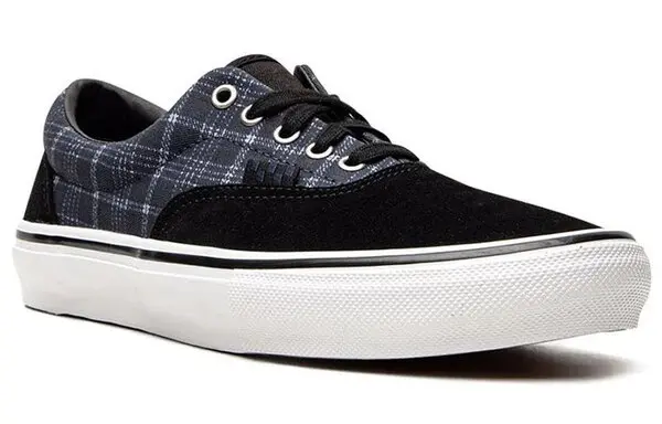 VANS Skate Shoes Low Top, Lace-up - Black/blue