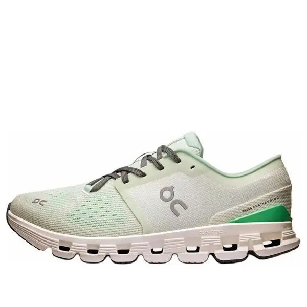 On Cloud X 4 Athletic Sneakers - Aloe/honeydew