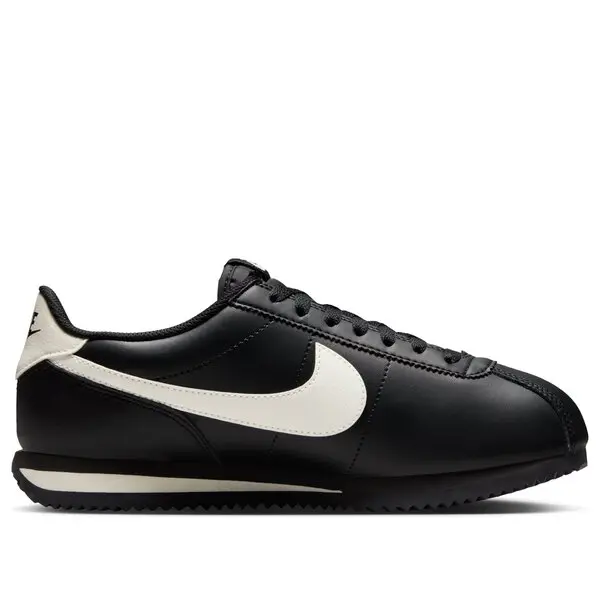 Nike Cortez Leather Sneakers - Black/pale Ivory