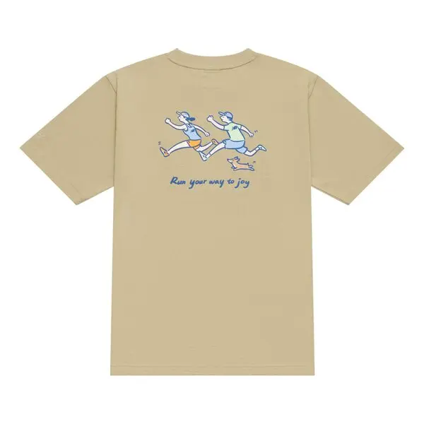 NEW BALANCE Graphic T-shirt - Tan