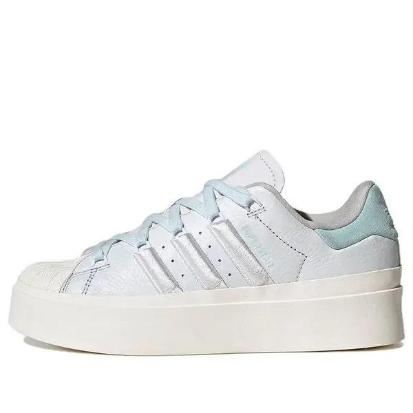 Adidas Superstar Bonega Platform Sneakers - White/blue