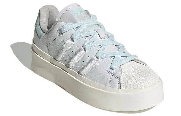 Adidas Superstar Bonega Platform Sneakers - White/blue