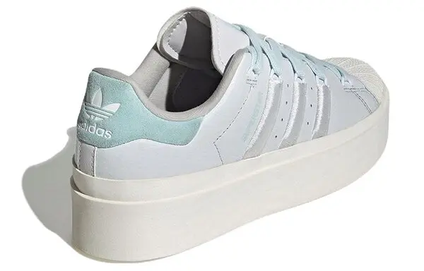 Adidas Superstar Bonega Platform Sneakers - White/blue