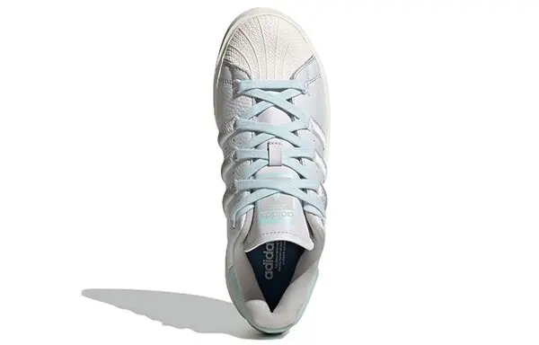 Adidas Superstar Bonega Platform Sneakers - White/blue