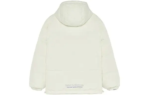 NEW BALANCE Logo Sportswear Puffer Jacket - White/blue