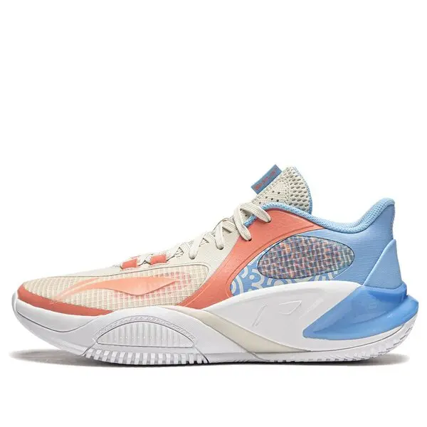 LI-NING Badfive Storm 8 Low Sneakers - White/orange/blue