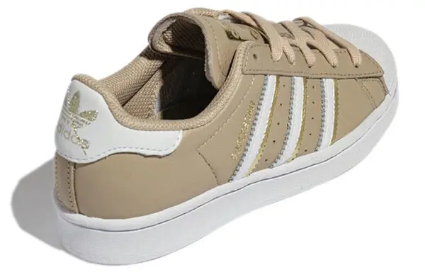 Adidas Superstar Low Top Sneakers - Light Brown