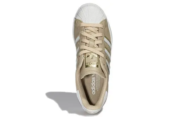 Adidas Superstar Low Top Sneakers - Light Brown