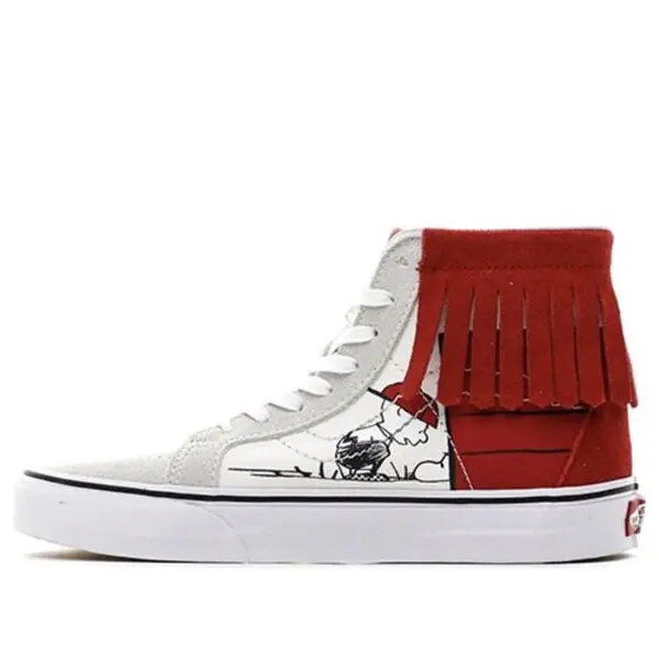 VANS Peanuts X Sk8-hi Moc 'dog House' High Top Sneakers - Tan