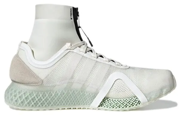 Adidas Y-3 Runner 4d Iow Mid "core" Sneakers - White