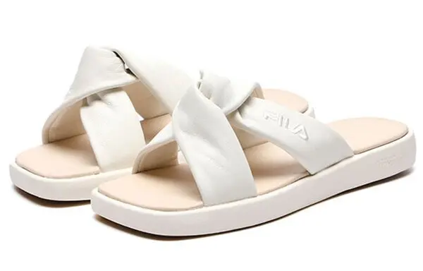 FILA Vicky Twisted Strap Slide Sandals