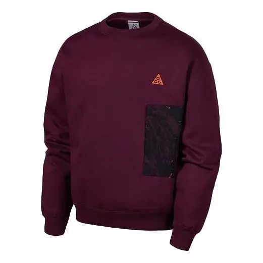 Nike Crew Splicing Sports Round Neck Pullover - Default Colorway