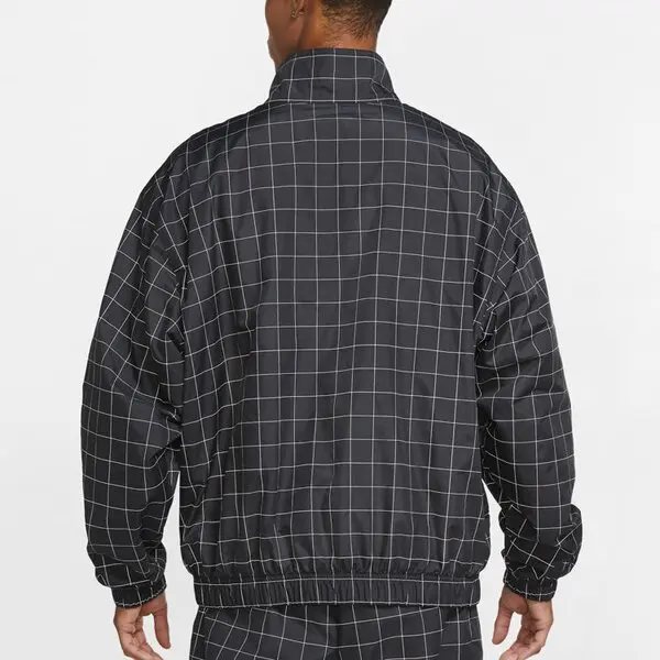 Nike Lab Casual Sports Woven Plaid Jacket