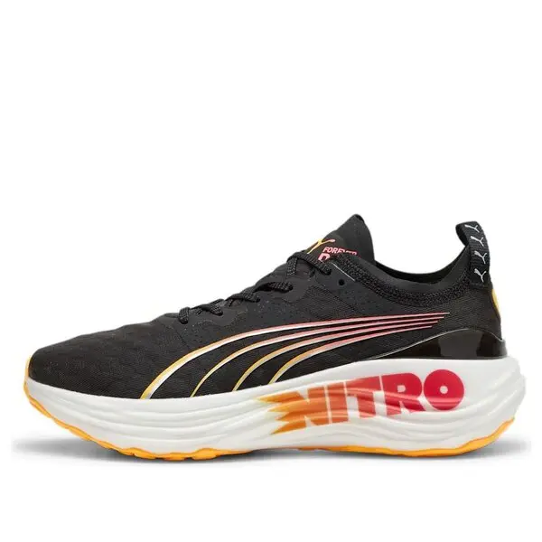 PUMA Foreverrun Nitro Sneakers - Black/sun Stream/sunset Glow