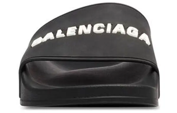 Balenciaga Pool Slides - Black