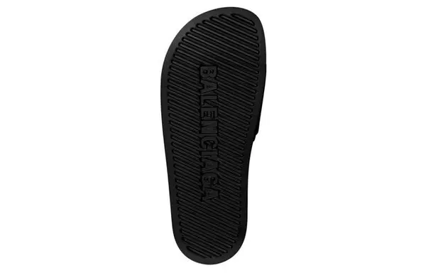 Balenciaga Pool Slides - Black