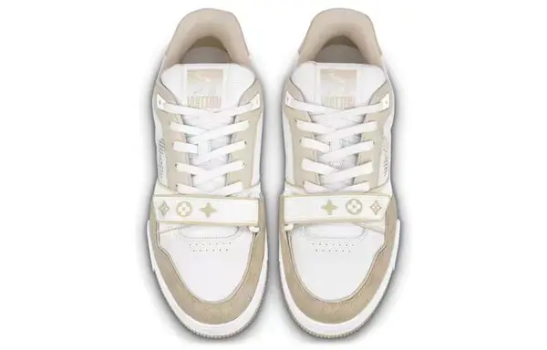 LOUIS VUITTON Trainer Sneakers - White/beige