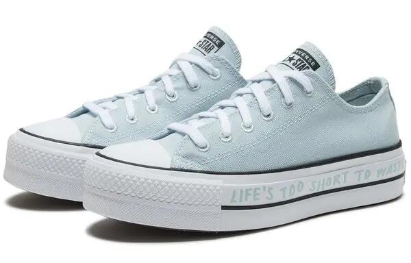 CONVERSE Chuck Taylor All Star Lift Renew Canvas Sneakers - Blue/white