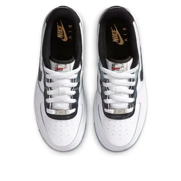 Nike Force 1 Lv8 Remix Pack Sneakers - Whiteblacksilver