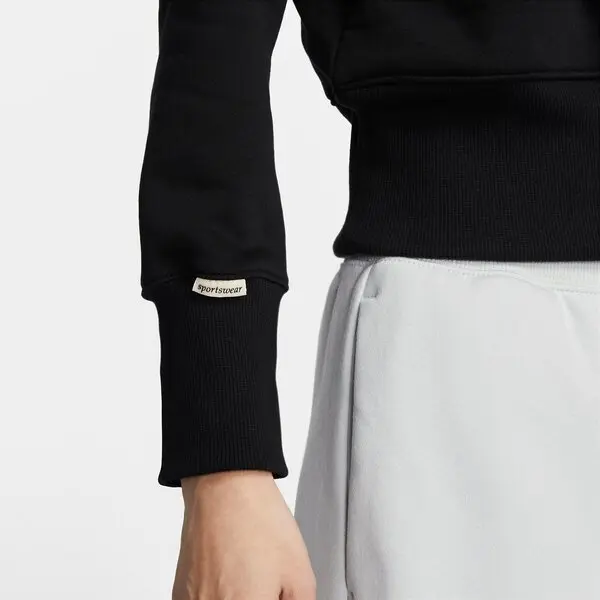 Nike Round Neck Casual Sports Sweatshirt - Black
