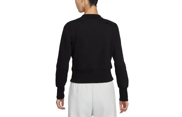 Nike Round Neck Casual Sports Sweatshirt - Black