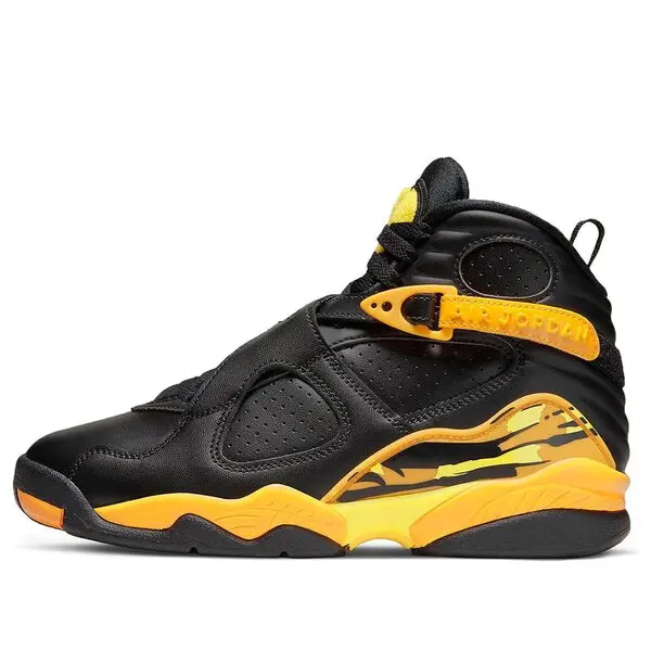 JORDAN Air Retro "taxi" High Top Sneakers - Black/yellow