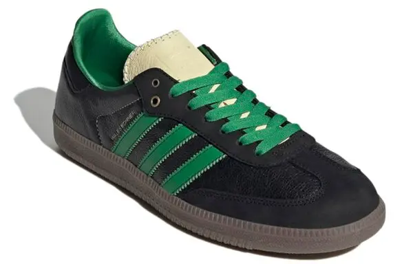 Adidas Wales Bonner X Samba Sneakers - Black/green
