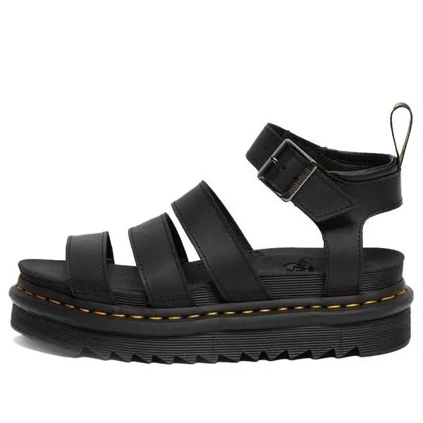 Dr. Martens Blaire Leather Sandals - Black