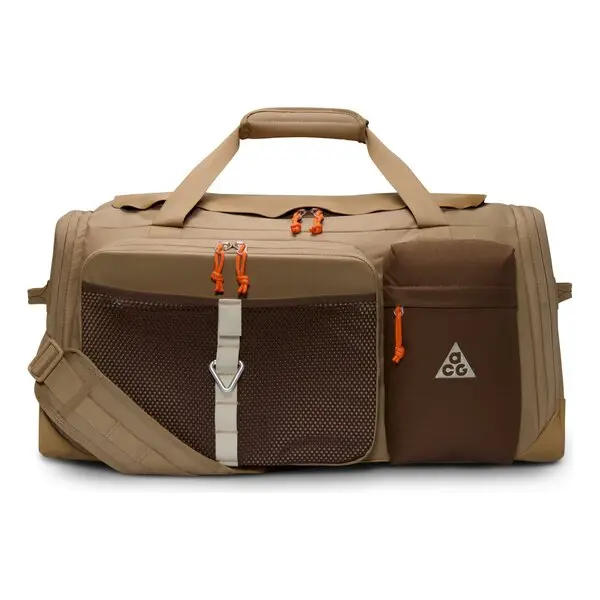 Nike Daymax Duffle Bag - Parachute Beige/moss Brown/light Khaki