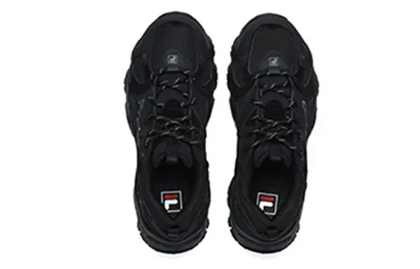 FILA Fluid 4 Lace-up Athletic Sneakers - Black/white