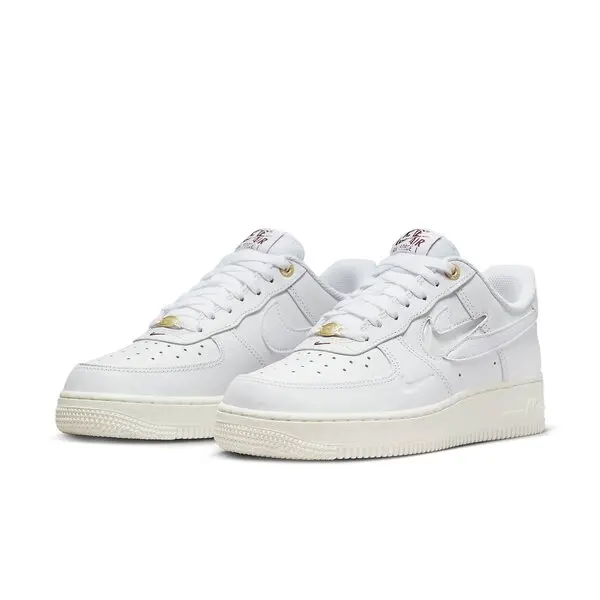 Nike Force 1 '07 Premium 'history Of Logos' Sneakers - White