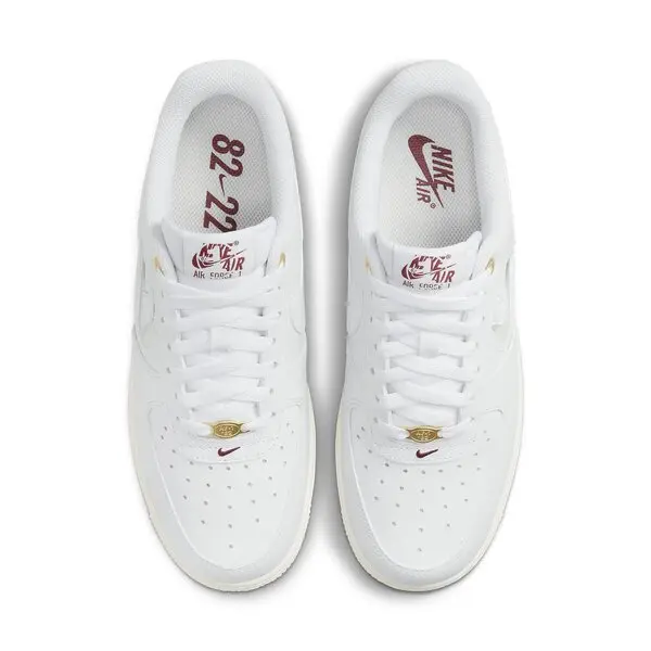 Nike Force 1 '07 Premium 'history Of Logos' Sneakers - White