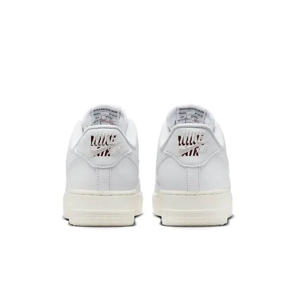 Nike Force 1 '07 Premium 'history Of Logos' Sneakers - White