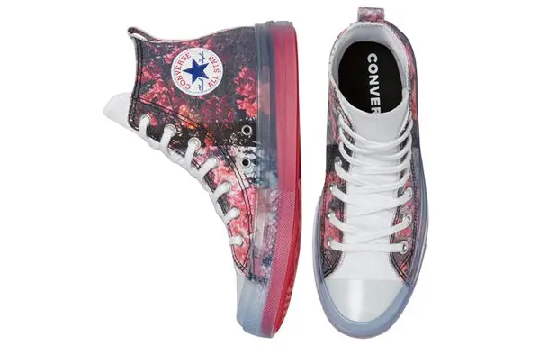 CONVERSE Shaniqwa Jarvis X Chuck Taylor Cx High Top Floral Sneakers - White/pink