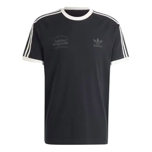 Adidas Originals Sport Graphic Cali Tee Asia Sizing 'black White - Black/white