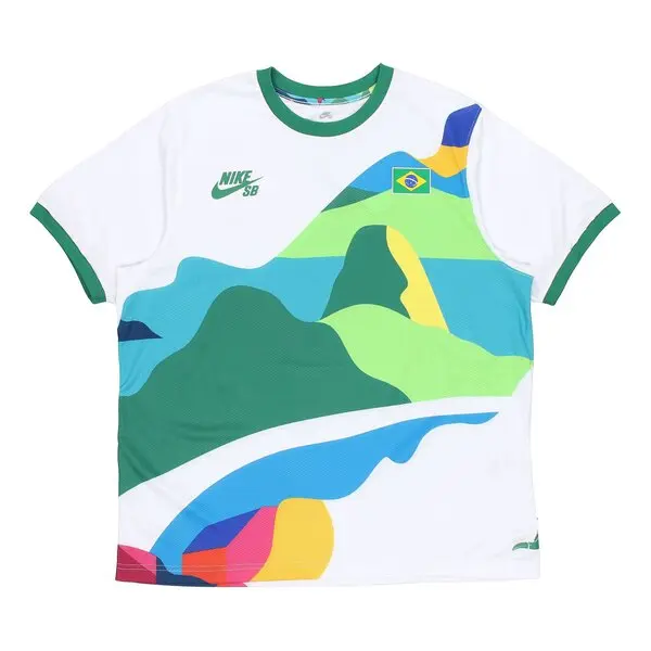 Nike X Parra Crossover Brazil Pattern T-shirt - White