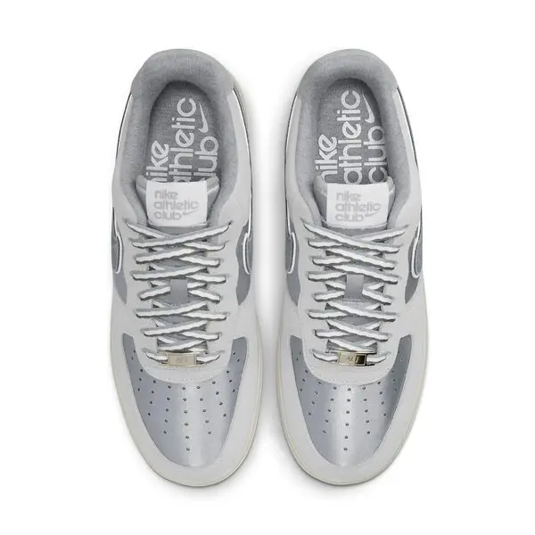 Nike Force 1 '07 Lx Athletic Club Sneakers - Silver/grey/white