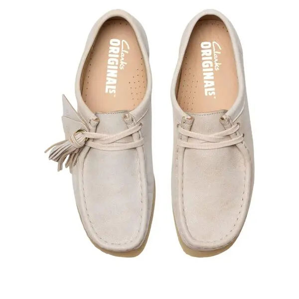 Clarks Wallabee Loafers - White