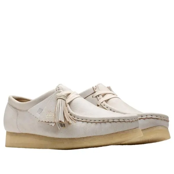 Clarks Wallabee Loafers - White