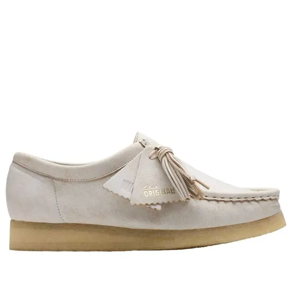 Clarks Wallabee Loafers - White